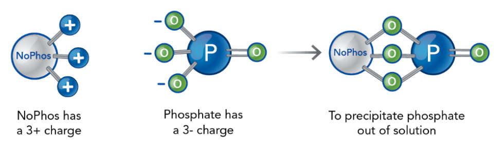 No Phos - Removes phosphates in water 1L/1.2 kg. - Chemical for water ...